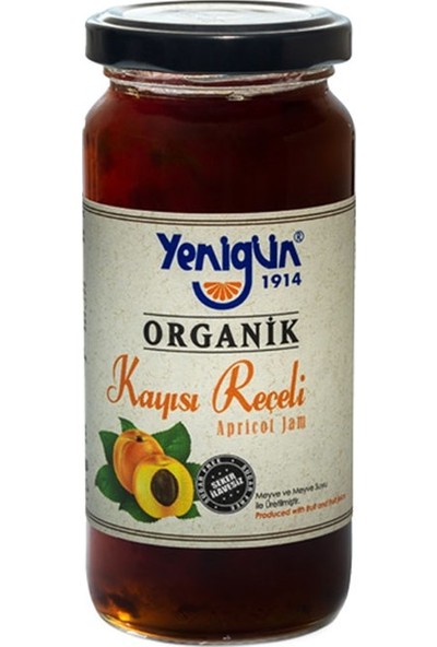 Yenigün Organik Kayısı Reçeli 290 gr
