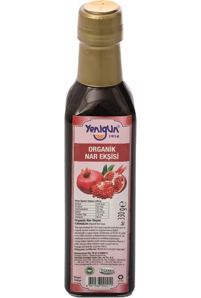Yenigün Nar Ekşisi Marasca Şişe 330 gr