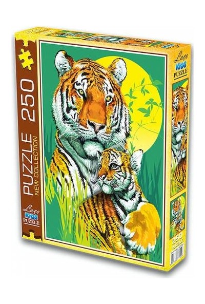Laço Kids Kaplan Ailesi Puzzle 250 Parça Laço Kids Kaplan Ailesi Puzzle 250 Parça