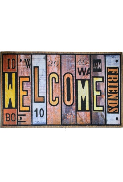 Giz Home Mozaik Kapı Paspası 40X60 8857-02