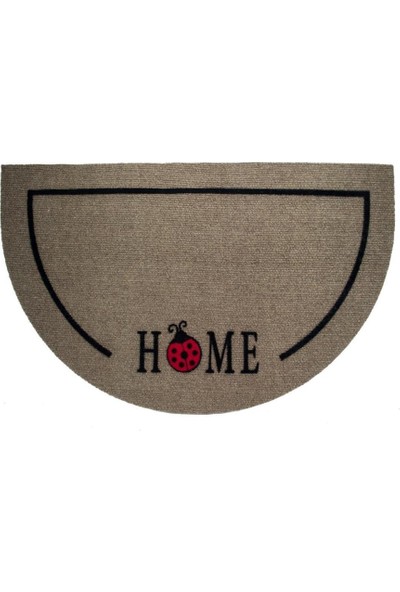 Giz Home İtalyan Luna Kapı Paspası 40X65 Yarımay Kahve Uğur Böceği Home Giz Home İtalyan Luna Kapı Paspası 40X65 Yarımay Kahve Uğur Böceği Home