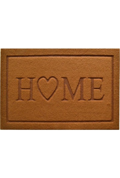 Giz Home Parga Kapı Paspası 40X60 Kalp Giz Home Parga Kapı Paspası 40X60 Kalp