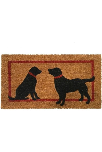 Giz Home Koko Kapı Paspası 40X70 Cm Çift Köpek