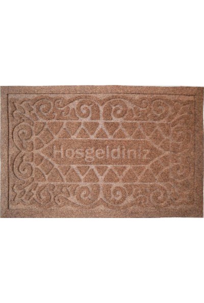 Giz Home Betty Kapı Paspası 40X60 Kahve Hoşgeldiniz