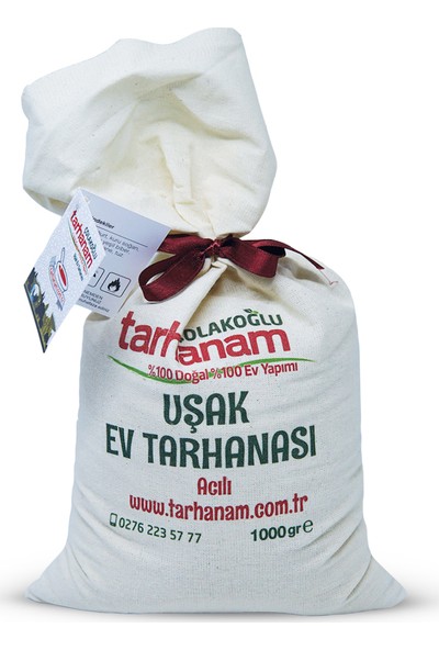 Çolakoğlu Doğal Uşak Tarhana – 1 kg Acılı