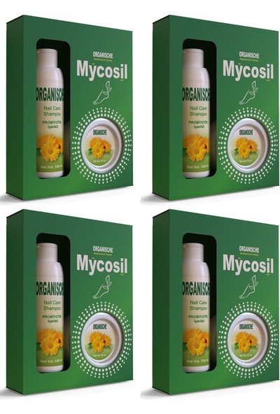 Organische Mycosil Tırnak Mantarı Seti 4 Kutu Organische Mycosil Tırnak Mantarı Seti 4 Kutu