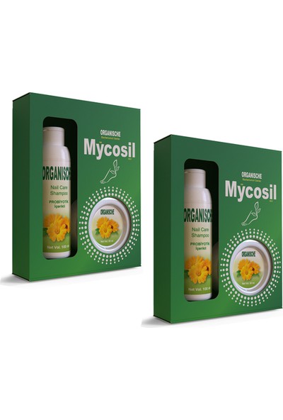 Organische Mycosil Tırnak Mantarı Seti 2 Kutu Organische Mycosil Tırnak Mantarı Seti 2 Kutu