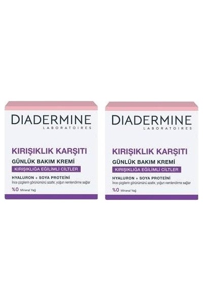 Dıadermıne Kırışıklık Karşıtı Günlük Bakım Kremi 50 ml 2 Adet