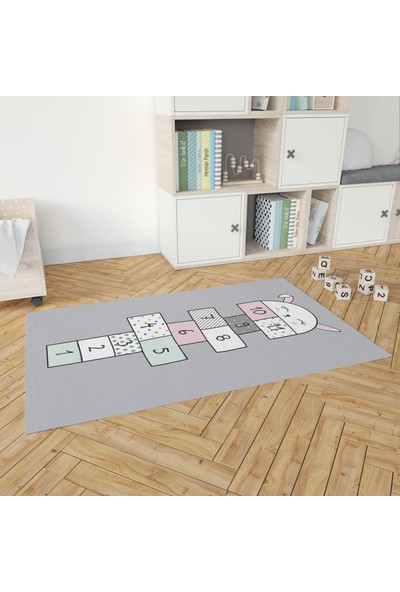 Yoyko Tavşanlı Seksek Çocuk Odası Oyun Halısı Yoyko Tavşanlı Seksek Çocuk Odası Oyun Halısı