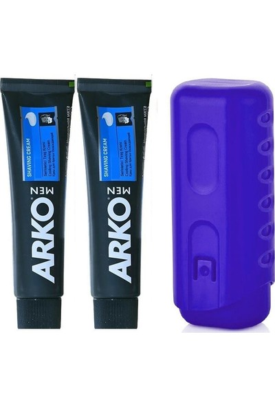 Arko Men Sensitive Tıraş Kremi 2 Adet + Organizer Kutu 712902 Arko Men Sensitive Tıraş Kremi 2 Adet + Organizer Kutu 712902