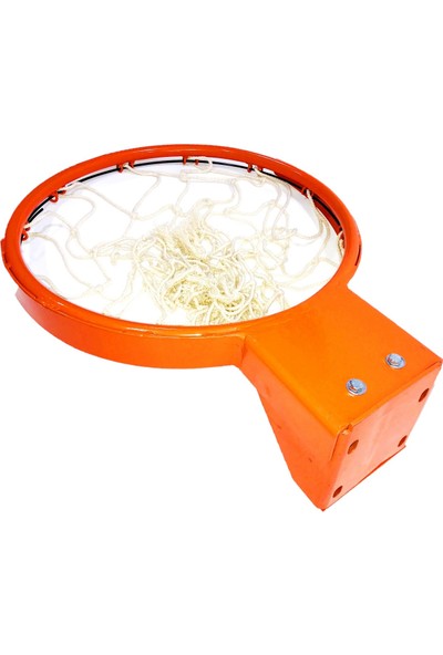 Adelinspor Standart Basketbol Çemberi 45 cm Esneyen Yaylı , Halkalı Ağ Bağlantısı