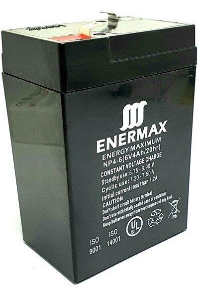 Antenci Enermax Terazi Aküsü Siyah 6 V 4 Ah