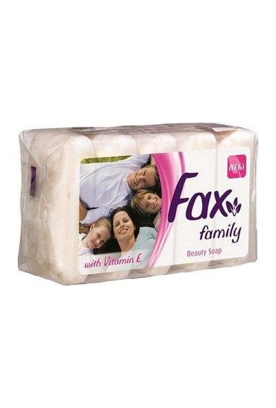 Fax Family Beyaz Katı Sabun 5'li 1 Paket 300 Gr
