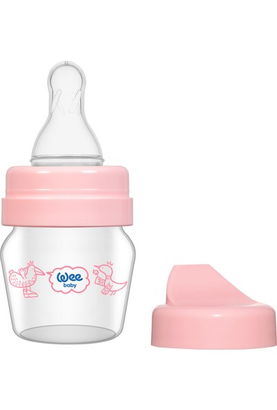 Wee Baby Mini Cam Alıştırma Bardağı Seti 30 Ml - Pembe Wee Baby Mini Cam Alıştırma Bardağı Seti 30 Ml - Pembe