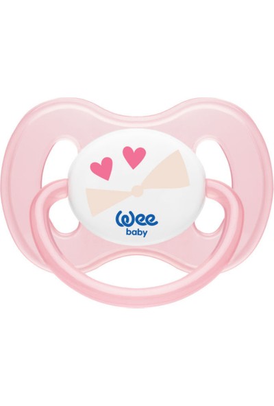 Wee Baby Damaklı Kelebek Emzik No:1- Pembe