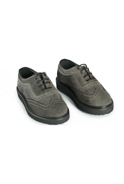 J Plus Baby Oxford Gri Çocuk Ayakkabı