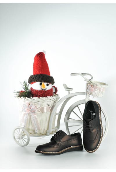 J Plus Baby Oxford Kahverengi Çocuk Ayakkabı