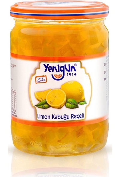 Yenigün Limon Kabuğu Reçeli 710 gr Yenigün Limon Kabuğu Reçeli 710 gr