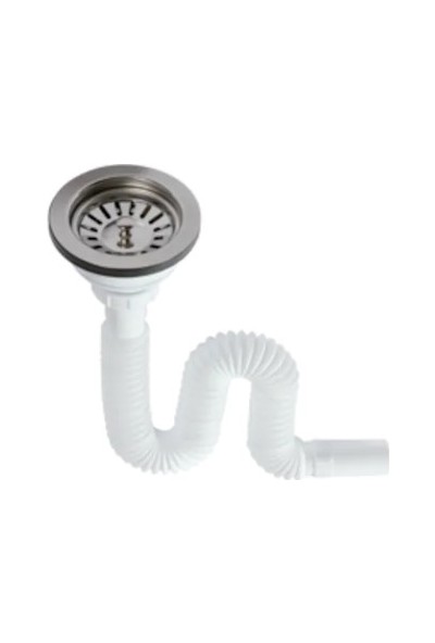 Çöpmak Lavabo Sifonu Geniş Ağızlı Lavabo Gider Borusu Çöpmak Lavabo Sifonu Geniş Ağızlı Lavabo Gider Borusu