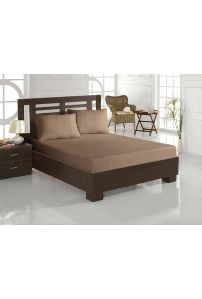 Şanlı Çift Kişilik Penye Lastikli Çarşaf 160 x 200 Cm Açık Kahve Şanlı Çift Kişilik Penye Lastikli Çarşaf 160 x 200 Cm Açık Kahve