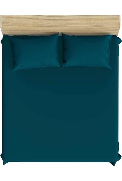 Şanlı Çift Kişilik Penye Lastikli Çarşaf 160 x 200 Cm Koyu Petrol Yeşili Şanlı Çift Kişilik Penye Lastikli Çarşaf 160 x 200 Cm Koyu Petrol Yeşili