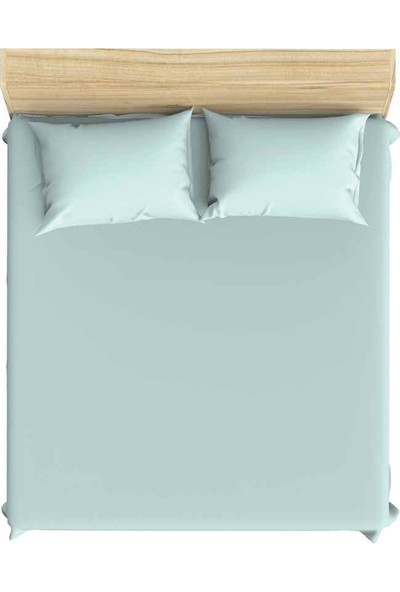 Şanlı Çift Kişilik Penye Lastikli Çarşaf 160 x 200 Cm Mint Şanlı Çift Kişilik Penye Lastikli Çarşaf 160 x 200 Cm Mint