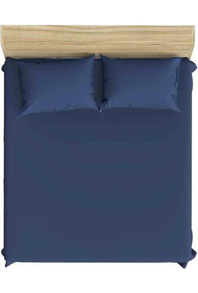 Şanlı Battal Boy Penye Lastikli Çarşaf 180 x 200 Cm Koyu Lacivert