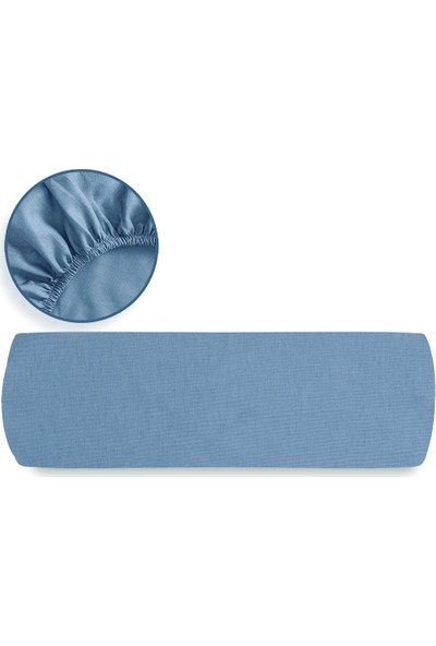 Şanlı Battal Boy Penye Lastikli Çarşaf 180 x 200 Cm Mavi