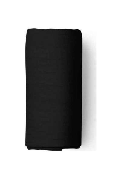 Şanlı Tek Kişilik Penye Lastikli Çarşaf 100 x 200 Cm Siyah