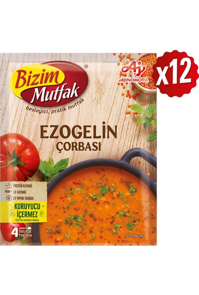 Bizim Mutfak Ezogelin Çorbası 80 gr 12'li Paket Bizim Mutfak Ezogelin Çorbası 80 gr 12'li Paket