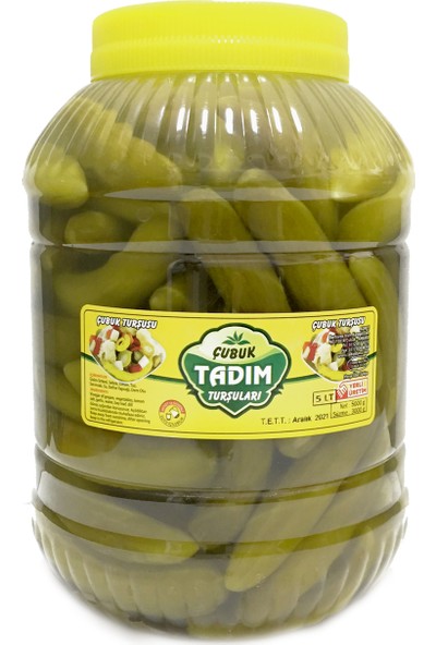 Çubuk Salatalık Turşusu 5000 cc Çubuk Tadım Turşuları Çubuk Salatalık Turşusu 5000 cc Çubuk Tadım Turşuları