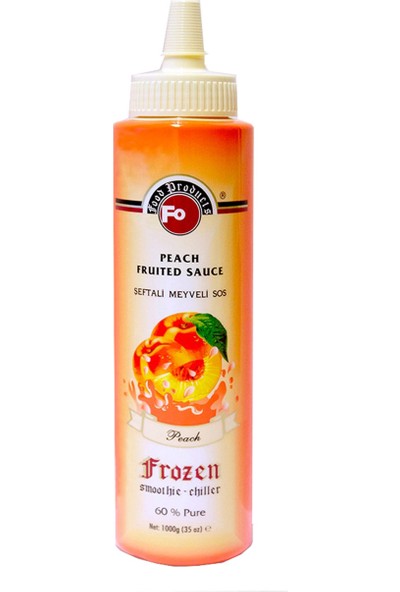 Fo Frozen Şeftali Aromalı Püre 1000gr