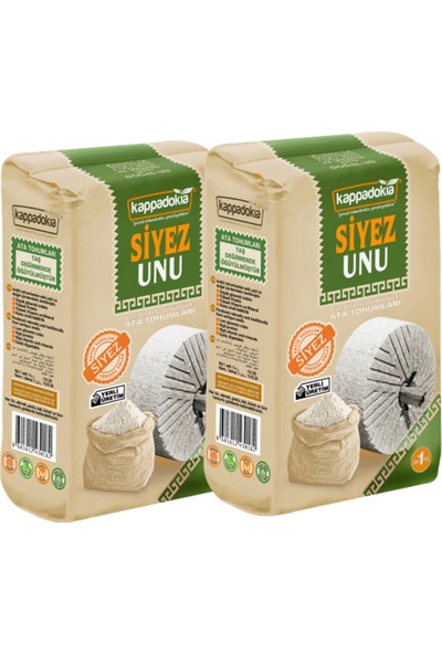 Kappadokia Siyez Unu 1 kg x 2'li Kappadokia Siyez Unu 1 kg x 2'li