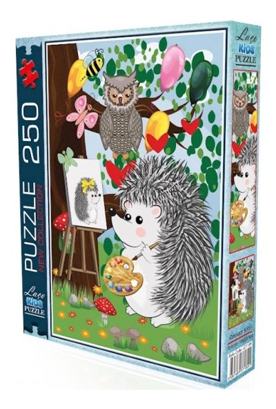 Laço Kids Ressam Kirpi Puzzle - 250 Parça Laço Kids Ressam Kirpi Puzzle - 250 Parça