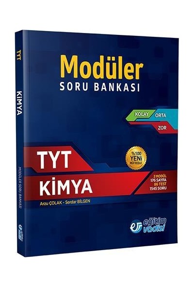 Eğitim Vadisi Yayınları TYT Kimya Modüler Soru Bankası Eğitim Vadisi Yayınları TYT Kimya Modüler Soru Bankası