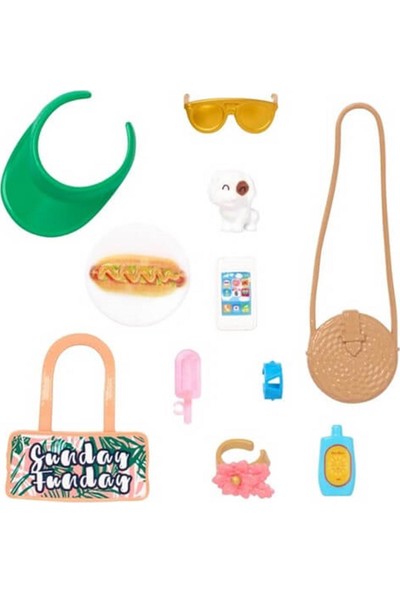 Barbie Barbie'nin Son Moda Aksesuarları FND48-GHX33 Barbie Barbie'nin Son Moda Aksesuarları FND48-GHX33