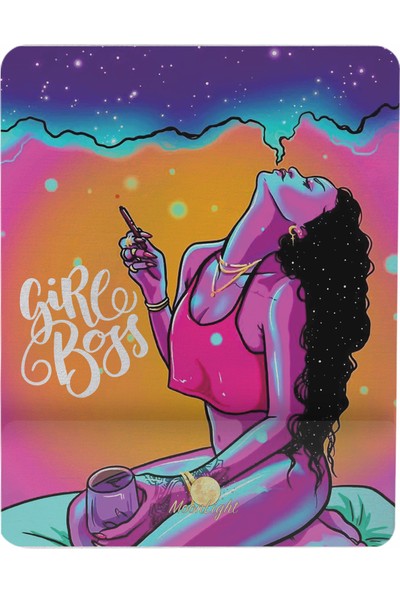 Flipped Dream Girl Bilek Destekli Tasarım Mouse Pad