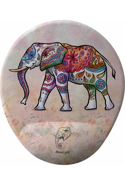 Flipped Egzotik Fil Bilek Destekli Tasarım Mouse Pad