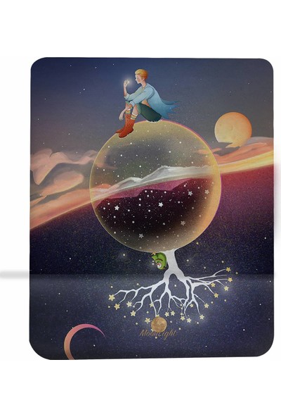 Flipped The Shining Earht Bilek Destekli Tasarım Mouse Pad