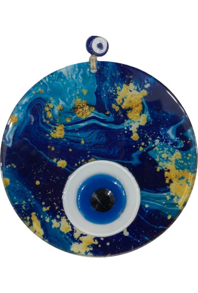 Mixperi Kum Taneli Dalgalı Deniz Figürlü Nazar Boncuğu