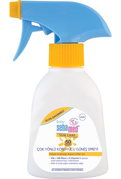Sebamed Baby Sun Koruyucu Bebek Güneş Spreyi SPF 50 200 ml Sebamed Baby Sun Koruyucu Bebek Güneş Spreyi SPF 50 200 ml