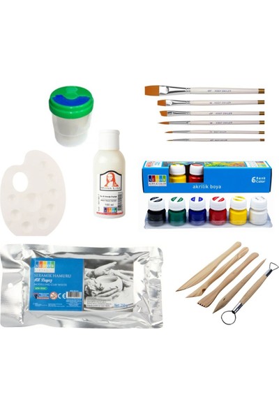 Cem Seramik Başlangıç Seti Seramik Yapım Seti Cem Seramik Başlangıç Seti Seramik Yapım Seti
