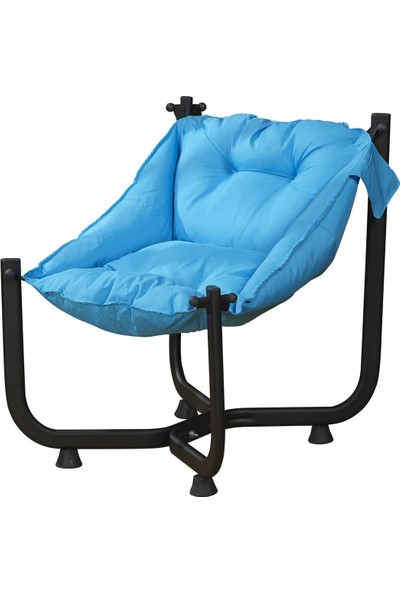 Kalyon Home Asma Minder Koltuk Bahçe Balkon Puf Mavi Kalyon Home Asma Minder Koltuk Bahçe Balkon Puf Mavi