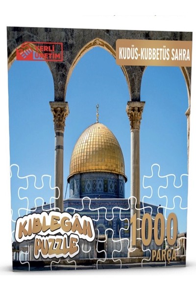 Kıblegah 1000 Parça Puzzle Kutsal Mekanlar Kudüs Kubbetüs Sahra Kıblegah 1000 Parça Puzzle Kutsal Mekanlar Kudüs Kubbetüs Sahra