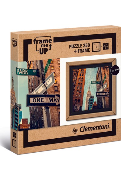 Clementoni - 250 Parça Frame Me Up Yetişkin Puzzle - One Way Clementoni - 250 Parça Frame Me Up Yetişkin Puzzle - One Way