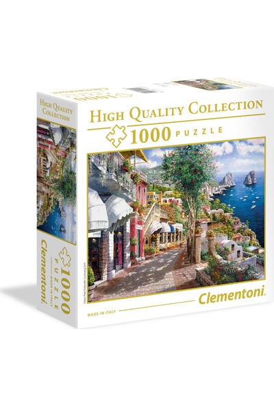 Clementoni - 1000 Parça High Quality Yetişkin Puzzle - Capri Clementoni - 1000 Parça High Quality Yetişkin Puzzle - Capri