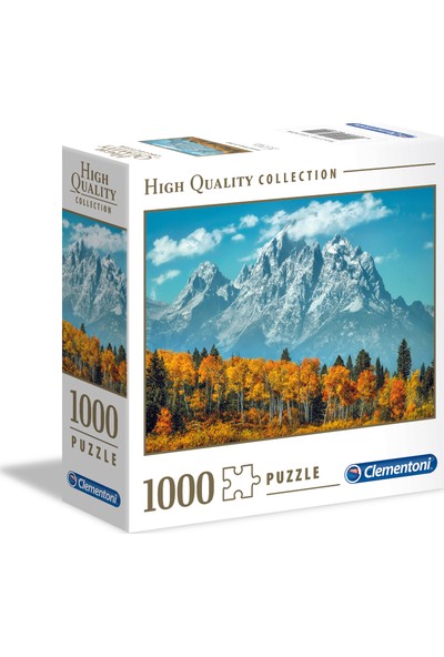 Clementoni - 1000 Parça High Quality Yetişkin Puzzle - Grand Teton Clementoni - 1000 Parça High Quality Yetişkin Puzzle - Grand Teton