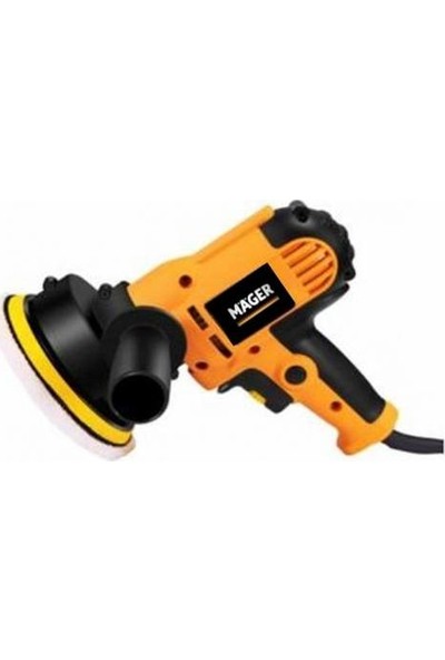 Mager Tam Professional Devir Ayarlı Özel Şık Sarı Çantalı Polisaj Makinası 1100 W 125 mm