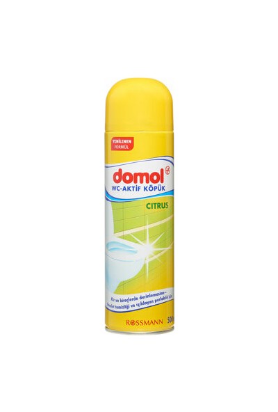 Domol Tuvalet Temizleme Köpüğü Limon 500 ml