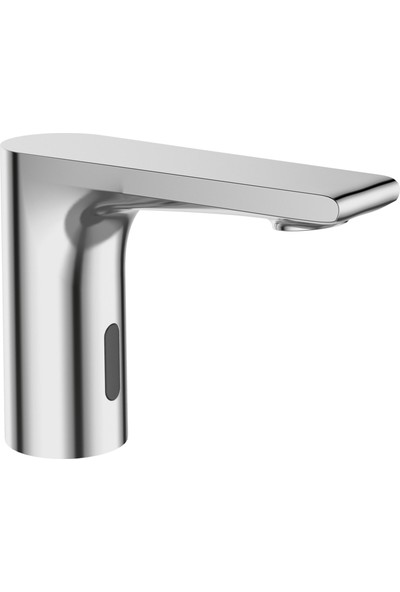 Nsk Fotoselli Lavabo Bataryası Elektrikli + Pilli Krom Tek Su Girişli